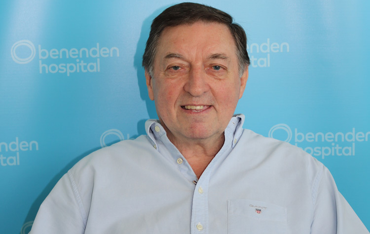 Fred Salvage’s hip replacement surgery | Benenden Hospital